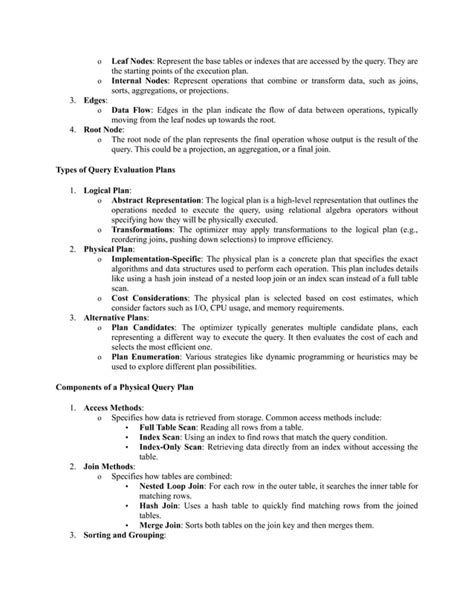 Unit 3 Dbmsdocxpdf Geometric Transformer In Query Processing Pdf