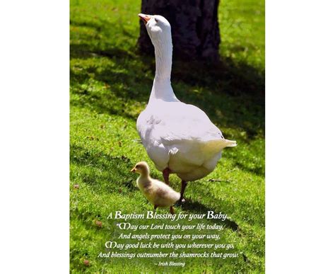 Irish Blessing Baptism Card Celtic Aer