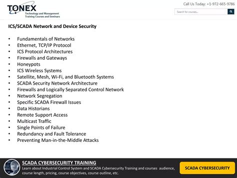 Scada Cybersecurity Training Pptx