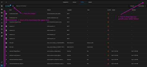 Cannot Delete Unavailable Entities Configuration Home Assistant