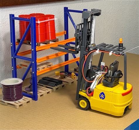 3d Printer 114 Rc 3 Wheel Forklift • Made With Magicrean・cults