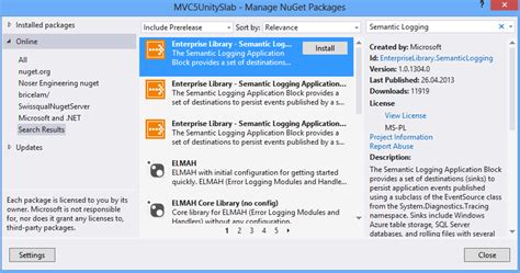 creating an mvc5 app with unity slab and attribute routing software engineering