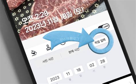 아이폰 타임스탬프 카메라 어플 시간 조작 운동 인증샷 식단 기록 앱 네이버 블로그