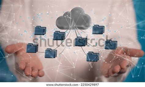 인공지능 클라우드 기술 내장형 디지털 웹 스톡 일러스트 2250429897 Shutterstock