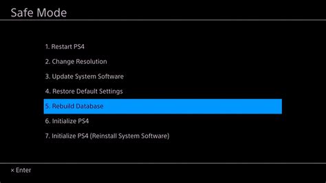 how to make your playstation 4 faster with a database rebuild android