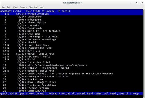 Newsboat A Snazzy Text Based Rss Feed Reader Linuxlinks