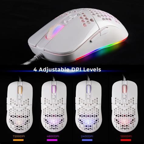 Usb Wired Lightweight Gaming Mouse 5 Rgb Backlit M Grandado