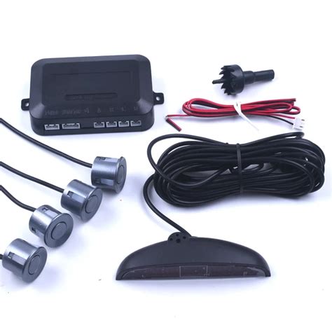 1set Car Led Parking Sensor Kit Display 4 Sensors For All Cars Reverse Assistance Backup Radar