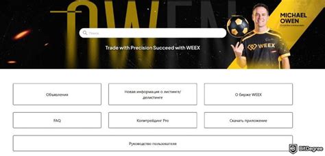 Обзор Weex Всё Для Спотовой и Фьючерсной Торговли