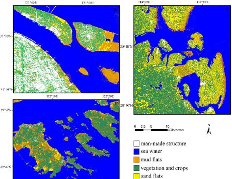 Figure From A Fully Polarimetric SAR Imagery Classification Scheme For Mud And Sand Flats In