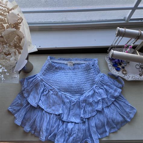 Ultra Flirt Blue Skirt With Under Shorts New With Depop