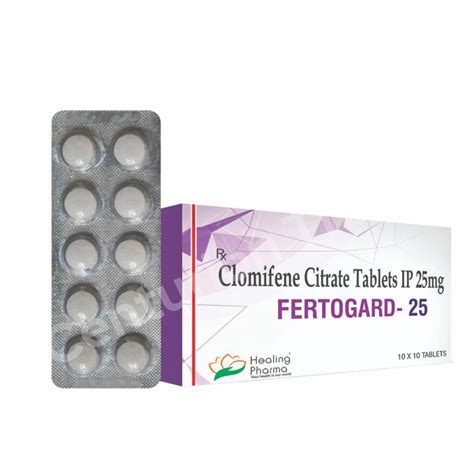 25mg Fertogard Clomifene Tablet At ₹ 100strip Clomid Tablet In