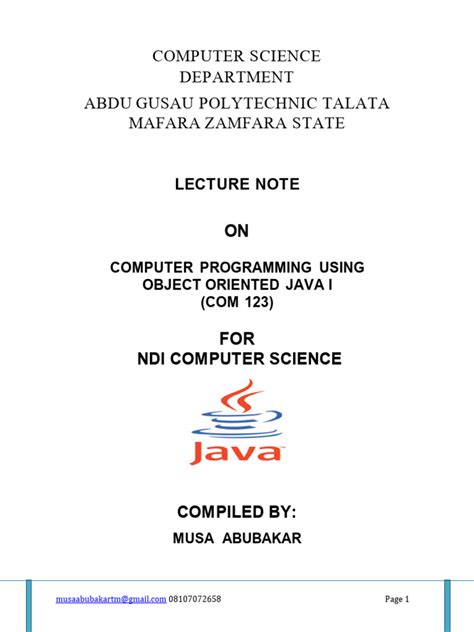 Java Handout Download Free Pdf Data Type Variable Computer Science
