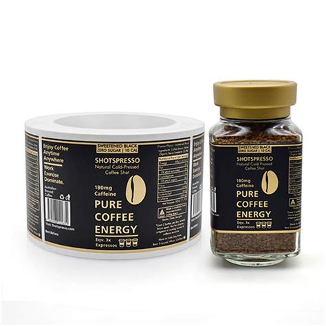 Custom Jar Labels Durable And Long Lasting Gowell Printing