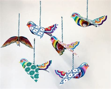 Origami Bird Decorations