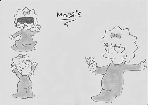 Maggie Simpson By Wa Luigi On Deviantart