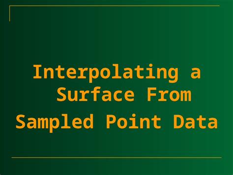 Ppt Kriging Interpolation Dokumentips