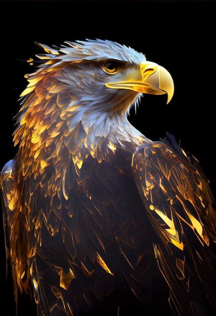 Premium Photo Fire Eagle Logo Ai Render