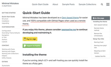 Github Pages Minimal Mistakes Jekyll이 Github Pages에서 배포되지 않는 이슈 Kylopolis