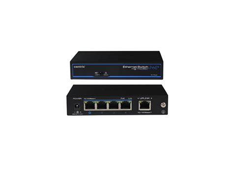 SW4P 4 Ch POE Switch Centrix Security