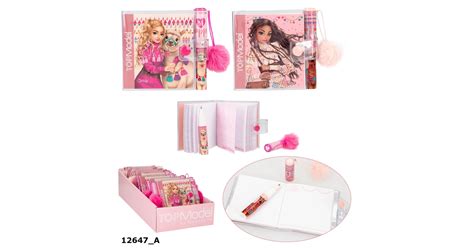 Topmodel Mini Notesz Golyóstollal Szőkehajú Lánnyal Egyéb írószer