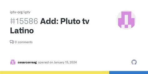 Add Pluto Tv Latino · Issue 15586 · Iptv Orgiptv · Github