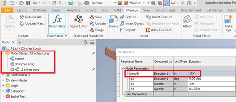 Unable To Get Bom To Update After Trimming Size Of A Part In Inventor