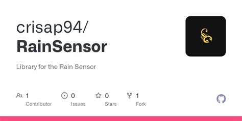 GitHub Crisap94 RainSensor Library For The Rain Sensor