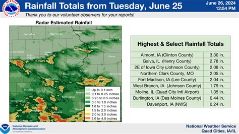 Severe Weather Event Summary For June 25 2024