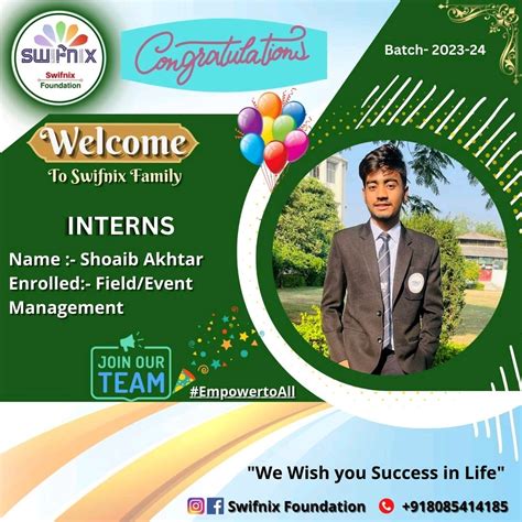 Shoaib Akhtar On Linkedin I Have Completed An Internship Of Field