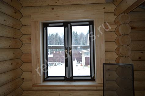 Установка пластиковых окон в деревянном доме