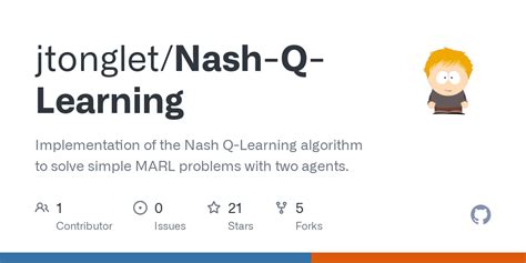 Github Jtongletnash Q Learning Implementation Of The Nash Q