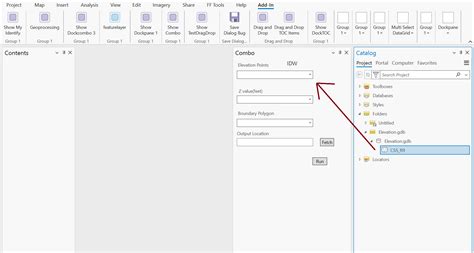 how to drag a feature class from catalog pane into esri community