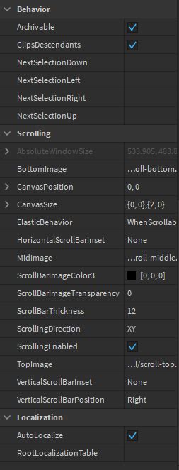 Weird Scrollingframe Behavior Art Design Support Developer Forum Roblox