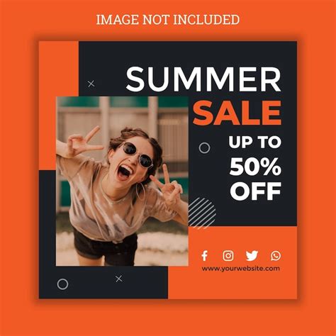 게시물 템플릿 여름 세일 소셜 미디어 프리미엄 벡터 게시물 템플릿 여름 세일 소셜 미디어 프리미엄 벡터