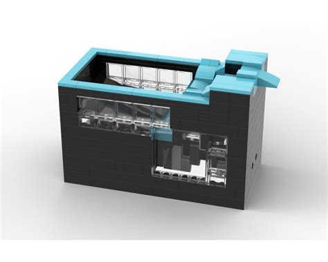 Lego Moc Sloped Stepper Gbc Module By Pinwheel Rebrickable Build With Lego