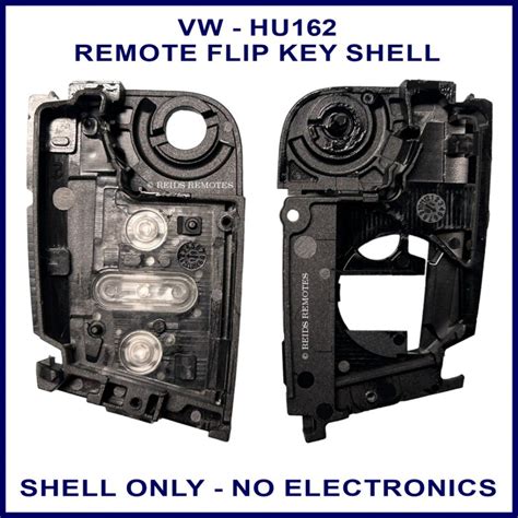 VW Button New Style MQB Flip Key Shell With HU Key Blade