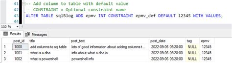 Add Columns To A Table In SQL Server MSSQL DBA Blog