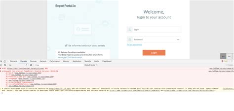 opening report portal login screen may stuck · issue 2263 · reportportal service ui · github