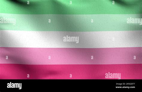 Abrosexual Pride Flag Lgbt Or Rainbow Flag Pride Symbol Blowing In