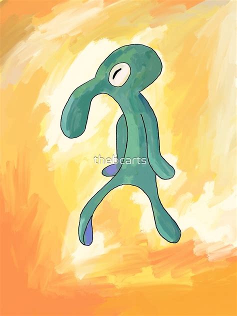 Squidward Painting