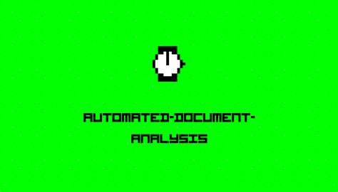 Automated Document Analysis Stories Hackernoon