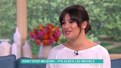 This Morning Fans Slam Glees Lea Michele As Rude After She Walks Off
