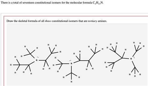 Solved There Is A Total Of Seventeen Constitutional Isomers