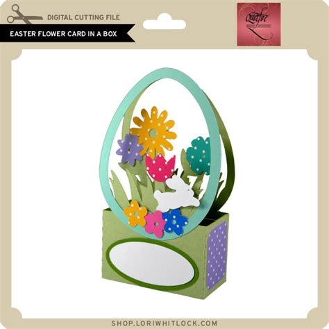 Qf Easter Flower Card In A Box Lori Whitlock