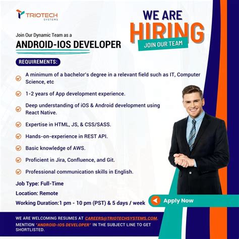Triotech Systems On Linkedin Androiddeveloper Iosdeveloper