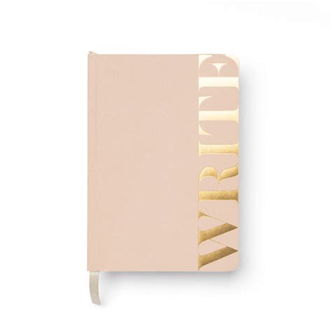 Nude Ruled Notebook Write Concept