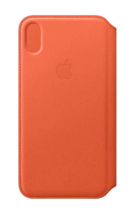 Mvfu2zma 27 Apple Iphone Xs Max Leather Folio Sunset