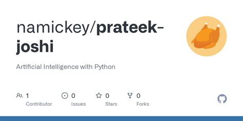 Github Namickeyprateek Joshi Artificial Intelligence With Python