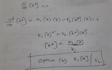 Steady State Approximation